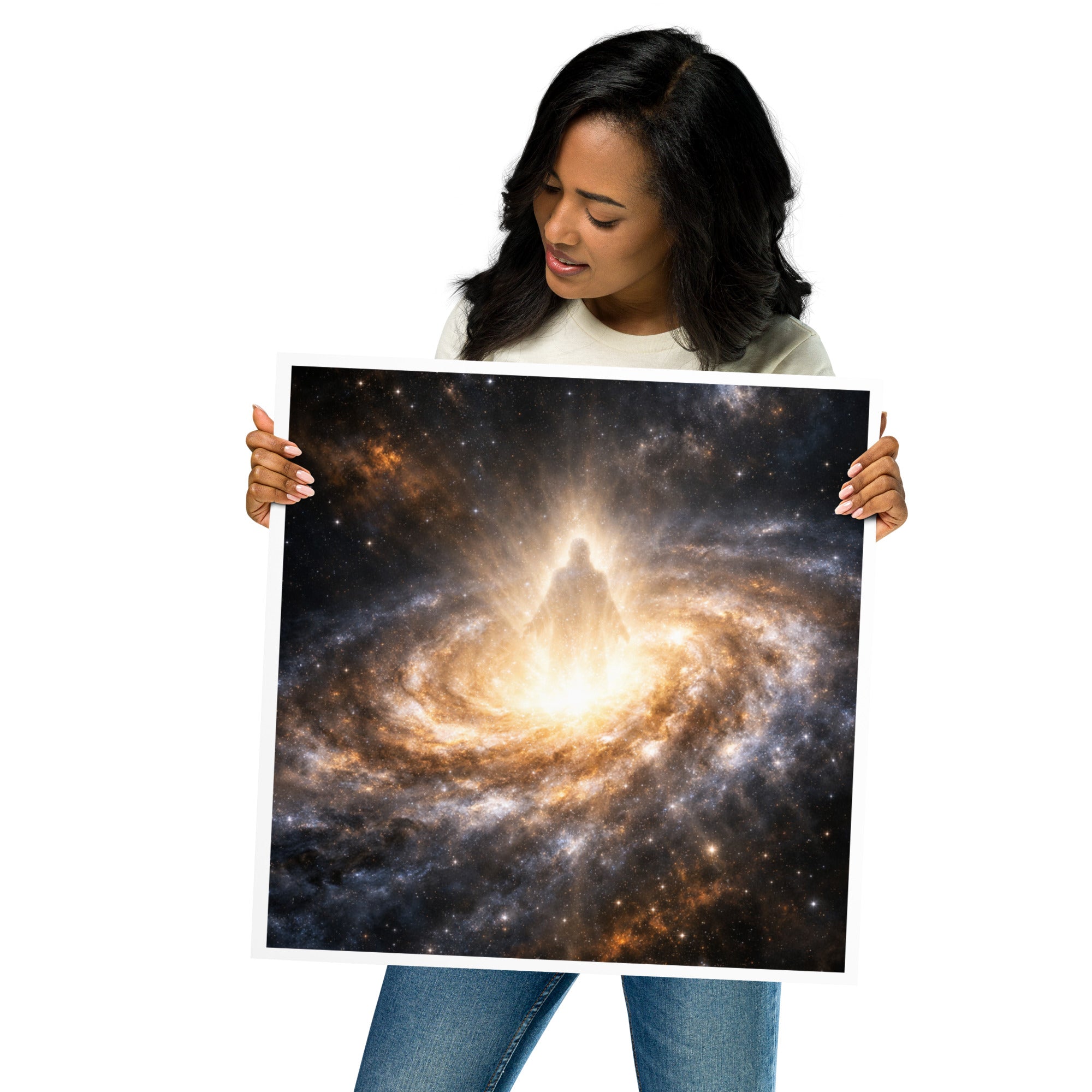 Creator in the Cosmos Poster (Unframed) | Christian Galaxy Wall Art ...